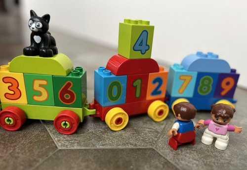 Lego дупло поезд с цифрами