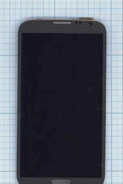 Дисплей Samsung GT-N7100 серый титан+рамка Orig