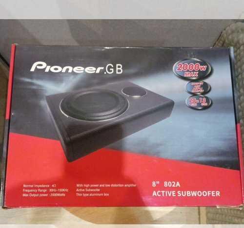 Активный сабвуфер под сиденье pioneer