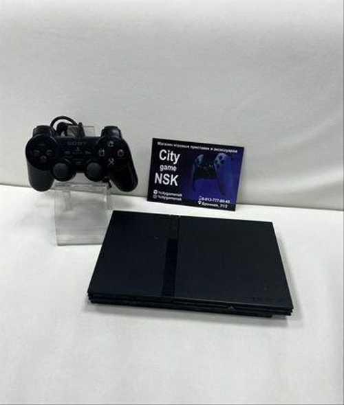 Прошитая Sony PlayStation 2 Ps2 Slim black