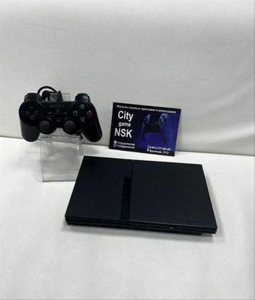 Прошитая Sony PlayStation 2 Ps2 Slim black