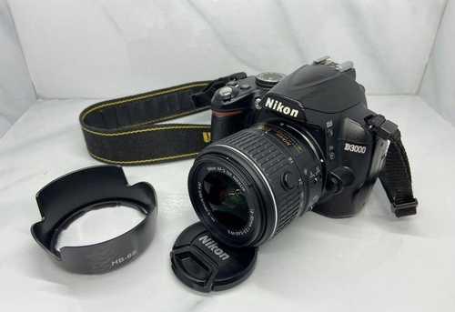 Зеркальный фотоаппарат Nikon D3000 + 18-55mm