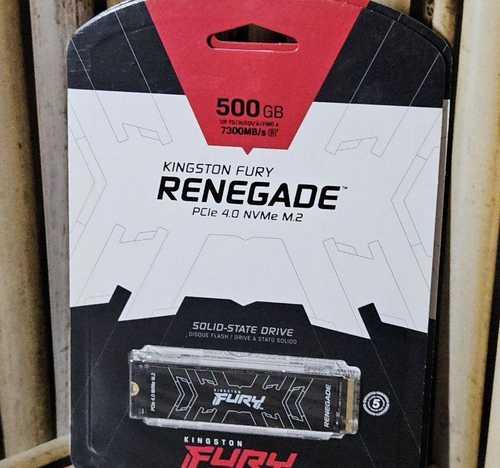 SSD накопитель Kingston fury Renegade 500Gb