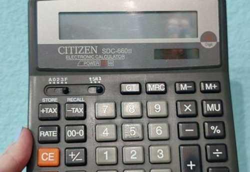 Калькулятор citizen SDC-660II