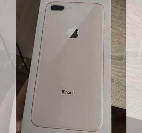 Коробка от Apple iPhone 8 plus с чеком