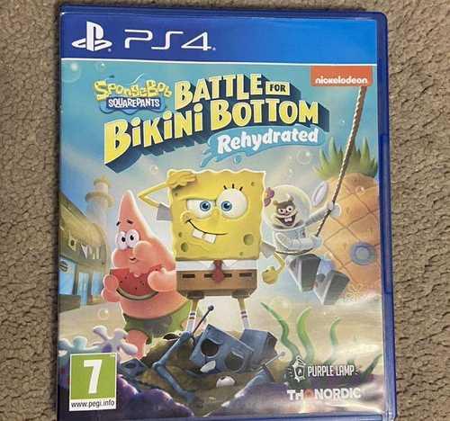 Диск Sponge Bob Battle for Bikini Bottom ps4