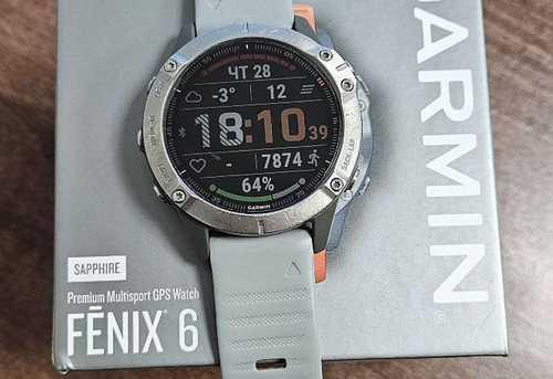 Часы garmin fenix 6 sapphire