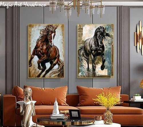 Картина из коллекции "Благородство лошади" Члбнск