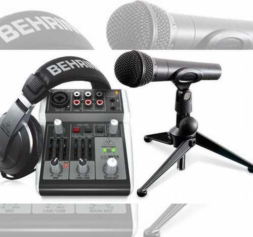 Behringer Podcastudio 2 USB, набор для звукозаписи