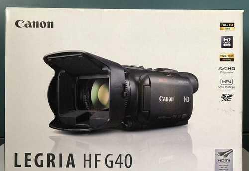 Профессиональная видеокамера Canon legria g40