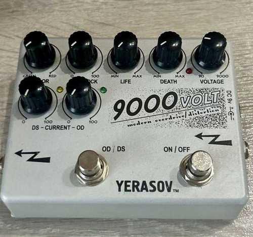 Гитарная педаль yerasov 9000 overdrive distortion