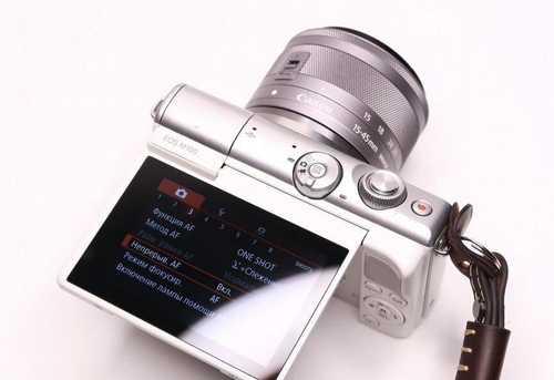 Фотоаппарат Canon EOS M100 (24Мп) +15-45 IS STM