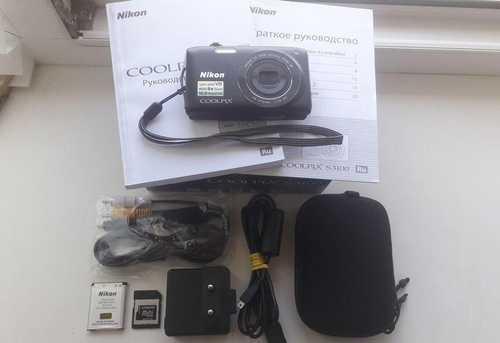 Фотоаппарат Nikon Coolpix S3100 (Black)