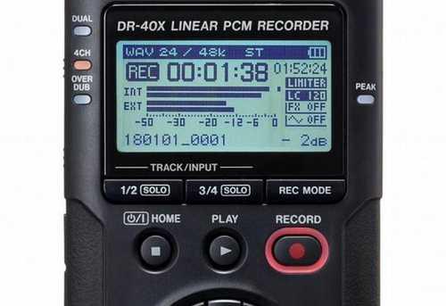 Tascam DR-40X портативный цифровой аудиорекордер w
