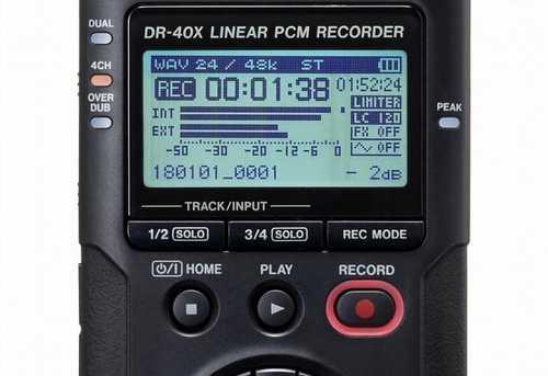 Tascam DR-40X портативный цифровой аудиорекордер w