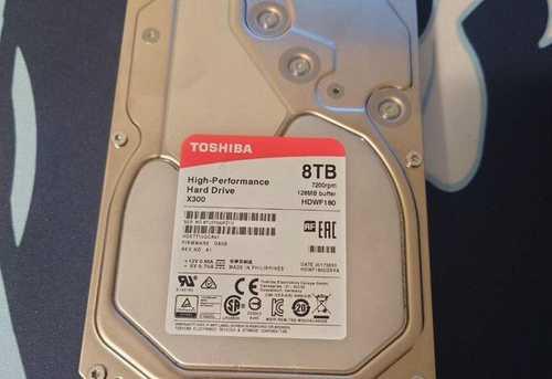Жесткий диск 8тб Toshiba X300