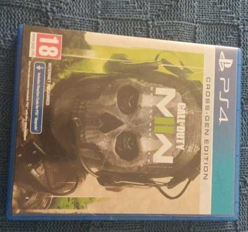 Игры ps4 Call of duty modern warfare