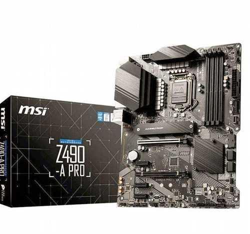 Материнская плата Msi Z 490 A PRO LGA1200