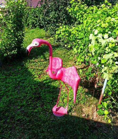 Фигура Фламинго садовый