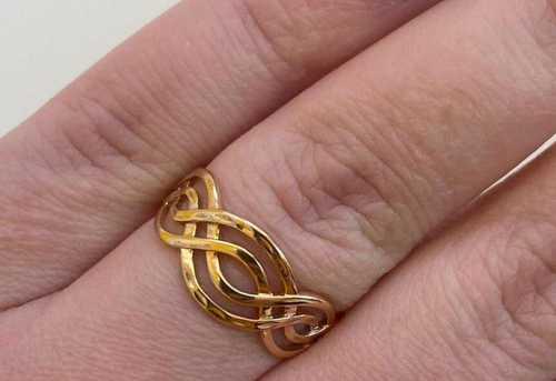 Золотое кольцо 18 размер (бм)