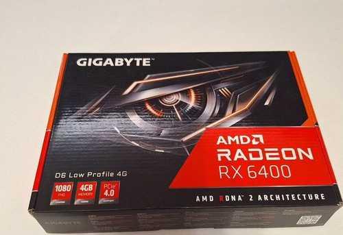 Видеокарта AMD Radeon RX 6400 D6 LOW profile 4GB
