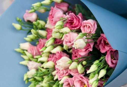Букет цветов с доставкой из эустомы (лизиантуса)