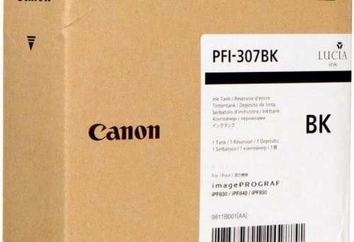 Картридж Canon PFI-307BK черный оригинальный