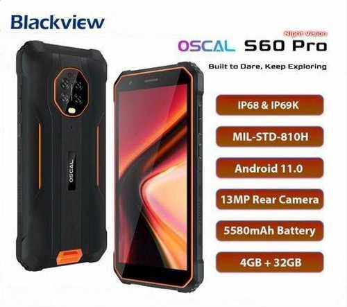 Blackview Oscal S60 Pro iP68, NFC, новый
