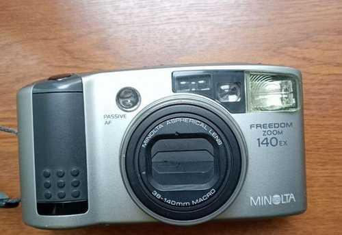 Плёночный фотоаппарат Minolta zoom 140 ex