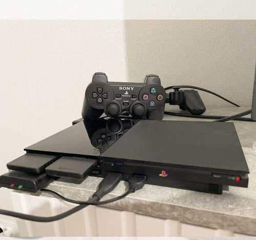 Sony playstation 2 ps2 slim прошитая