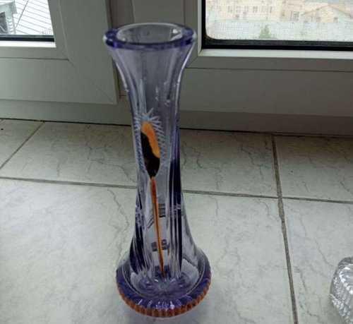 Хрустальная ваза Богемия. Из 90годов