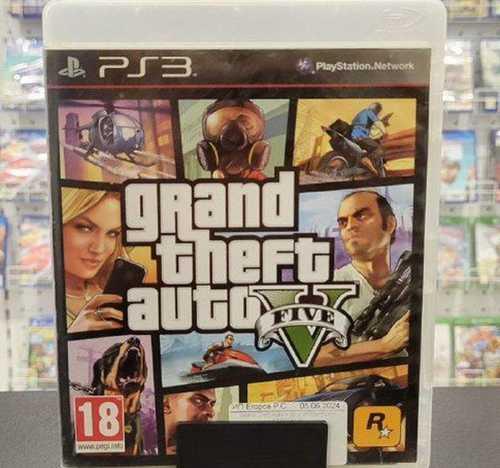 GTA 5 Grand Theft Auto V ps3 бу