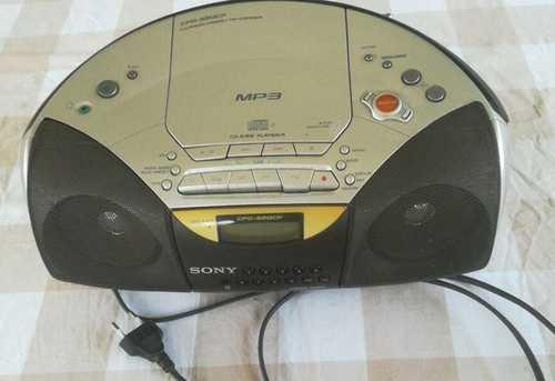 Магнитофон Sony (кассета, cd, радио)