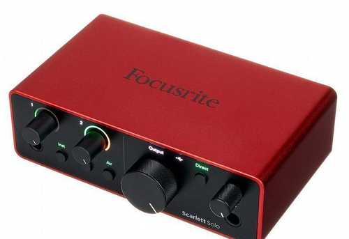 Аудиоинтерфейс Focusrite Scarlett Solo 4th Gen