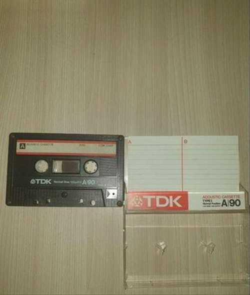 Аудиокассета tdk d 90