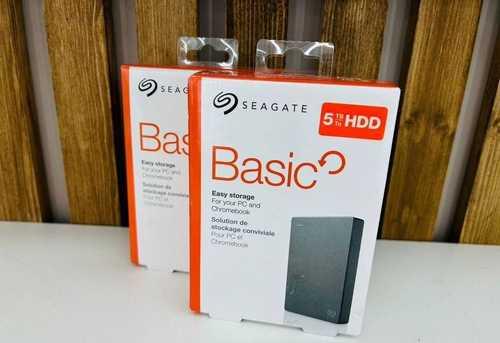 Внешний HDD Seagate Basic 5 TB новый