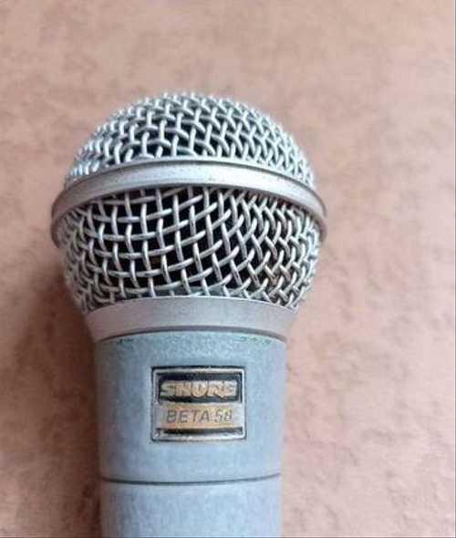 Оригинальный микрофон Shure Beta 58