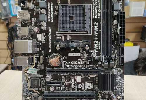 Мат. плата Gigabyte GA-F2A68HM-S1/FM2+/DDR3/mATX