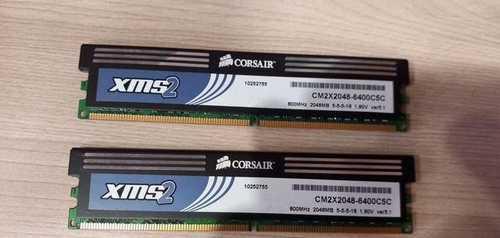 Corsair XMS2 CM2X2048-6400C5C 4GB DDR2 800MHz