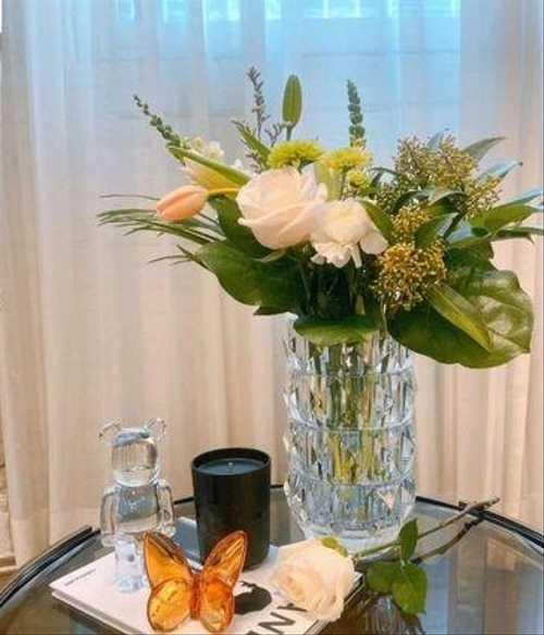 Baccarat ваза для цветов прозрачная