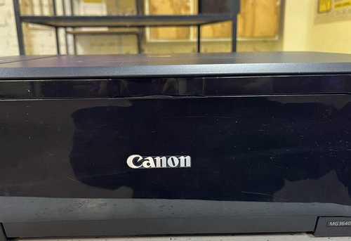 Принтер canon pixma mg 3640S