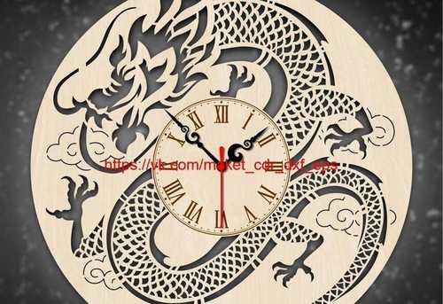 Часы дракон новый год