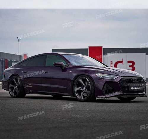 Кованые диски R21 на Audi A7. Новые диски