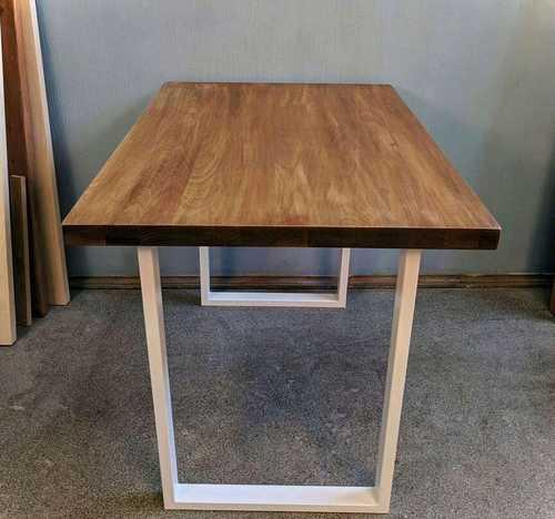 Деревянный стол в стиле Loft из бука