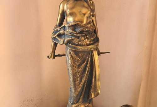 Скульптура бронза Юдифь,Каслинское литьё