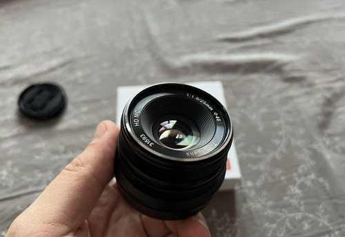 Объектив 7Artisans 25mm F 1.8 APS-C canon EOS M