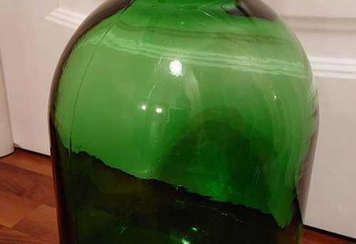 Бутыль (бутылка) стеклянная 10 литров