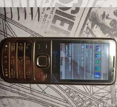 Телефон Nokia 6700c Золотая