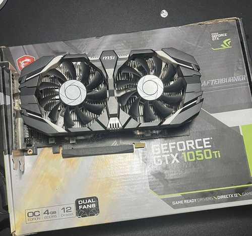 Видеокарта gtx 1050 ti 4gb msi