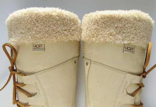 Зимние UGG Australia Leather Snow/Winter Boots Ori